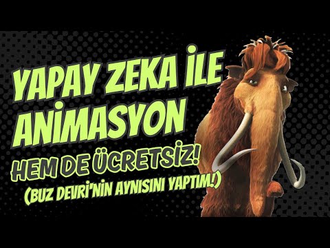 Yapay Zeka İle Animasyon Videosu Yapma (Ücretsiz)