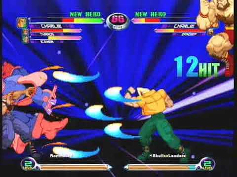 MvC2: Charlie 3x Sonic Break Combo [Tenderloin] - YouTube
