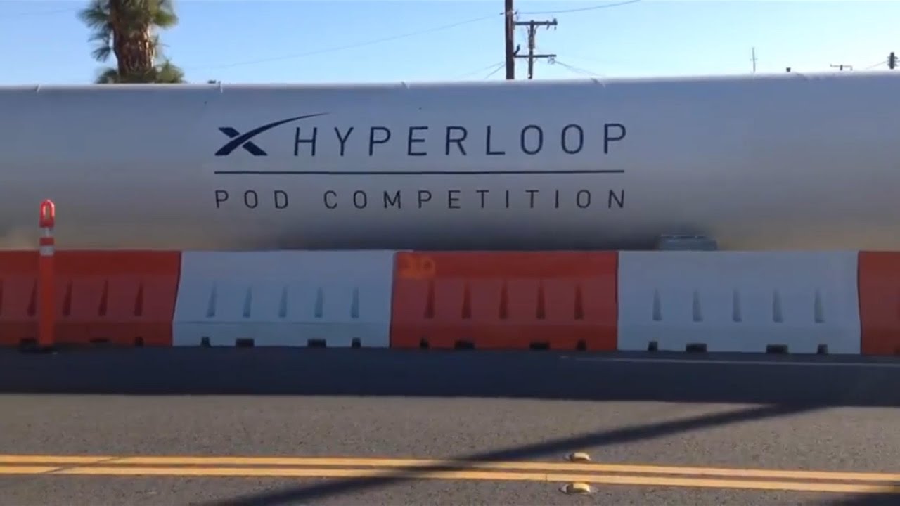 Hyperloop test track - YouTube