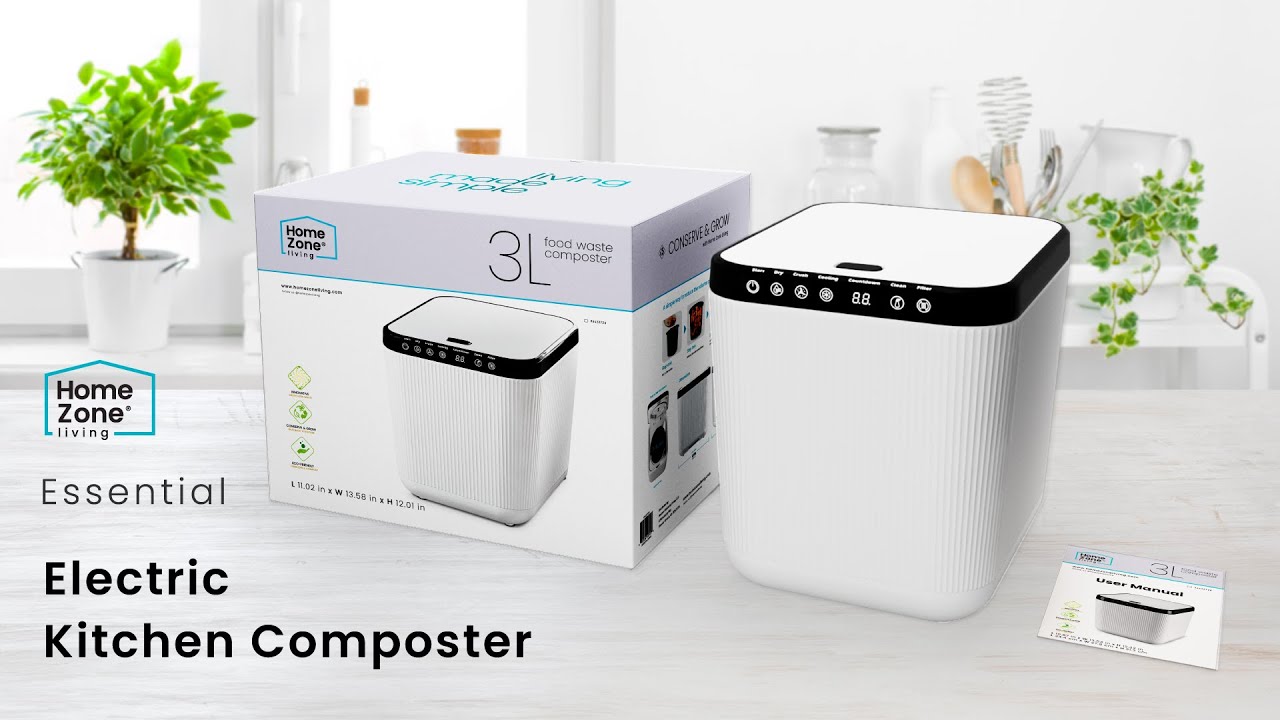 3L Electric Kitchen Composter (Fast Pre-Compose from Food Waste) # ...