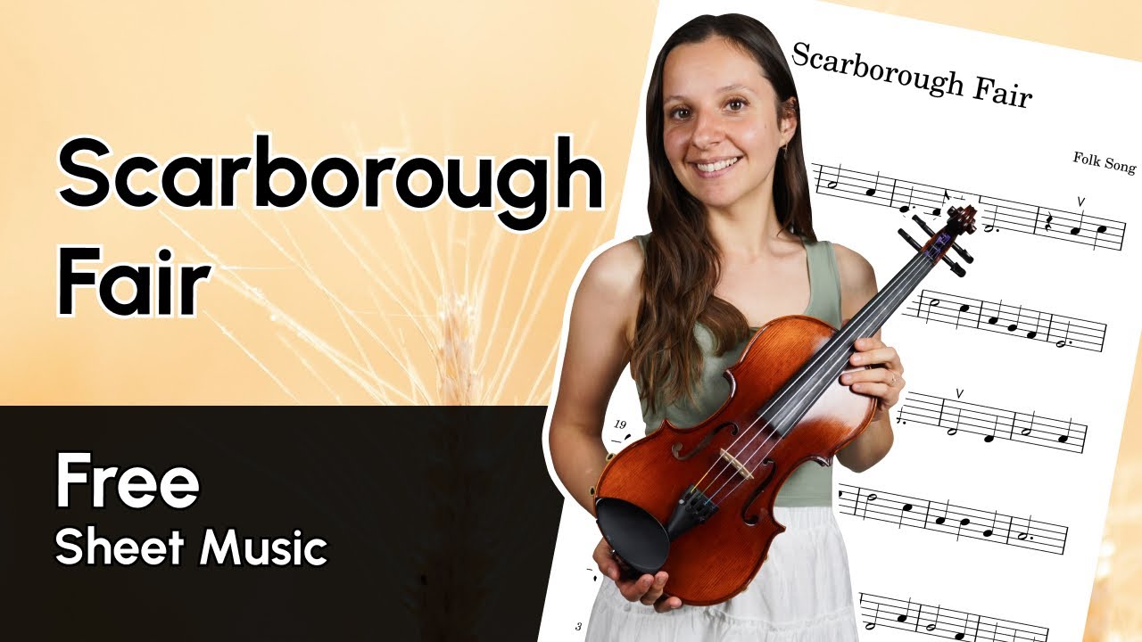 Scarborough Fair Violin Tutorial with Free Sheet Music and ...