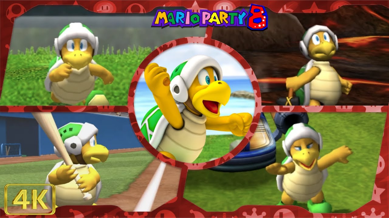 All Minigames (Hammer Bro gameplay) | Mario Party 8 for Wii ⁴ᴷ - YouTube