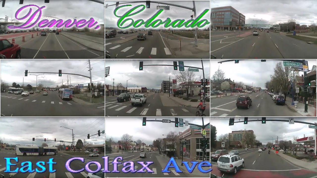 Colfax Avenue, Denver's most infamous street, Aurora, Colorado. 2016-04 ...