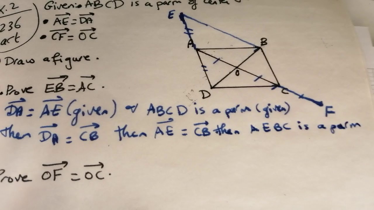 Grade 9 Vectors (video 26) - YouTube