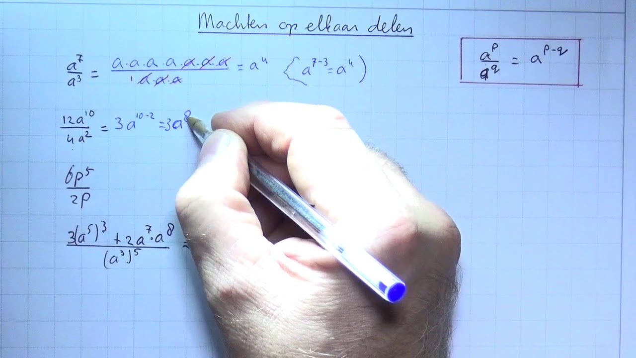 havovwo_klas2_12_14 Machten op elkaar delen - YouTube