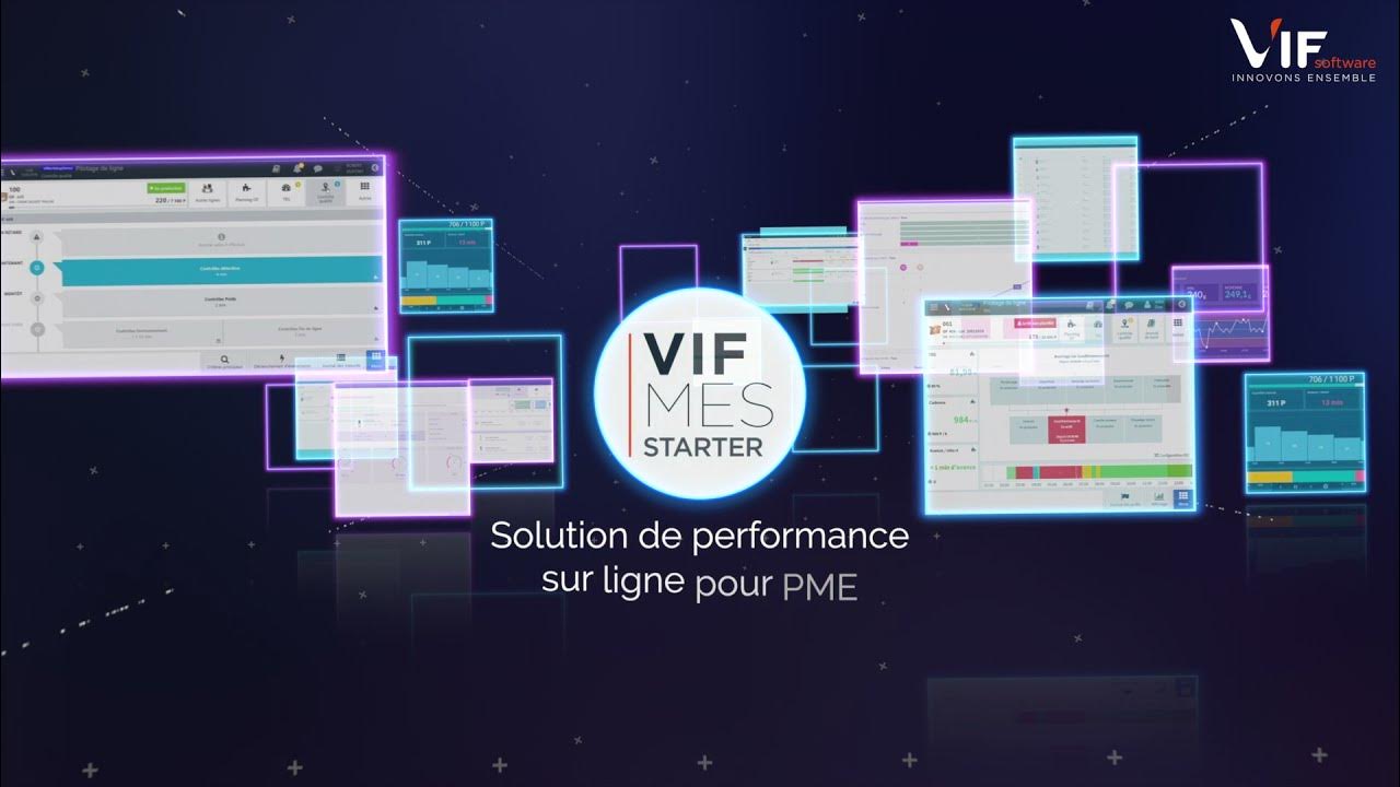 VIF MES Starter - Solution de performance sur ligne pour PME - YouTube