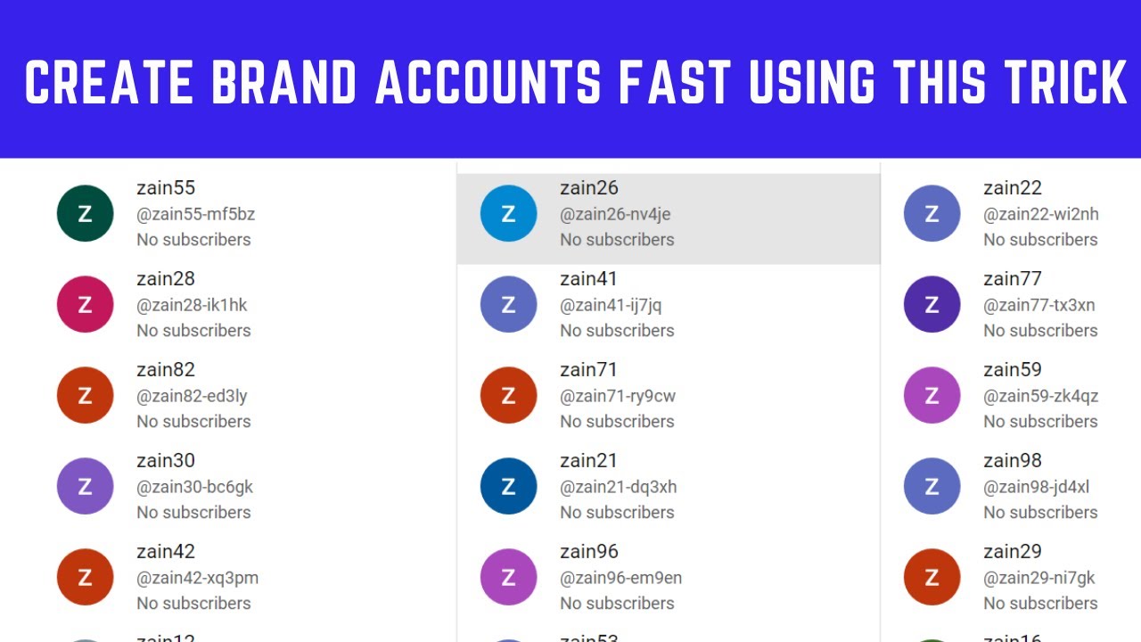 How To Create Brand Account Fast | Brand Accounts Fast Creating Trick ...