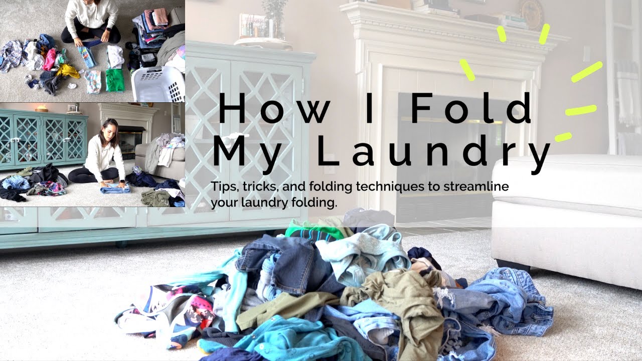 How I Fold My Laundry - My Best Tips & Tricks! How To Fold Laundry ...