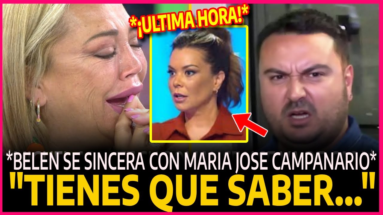 💥 BELÉN ESTEBAN Llama LLORANDO a Su ENEMIGA HISTÓRICA: MARÍA JOSÉ ...