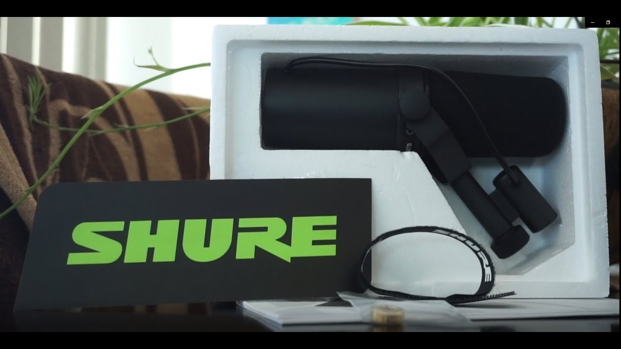 Shure SM7B Unboxing - YouTube