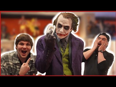 WHY SO SERIOUS ?! Joker Buste 1/1 Heath Ledger Infinity Studio mène le ...