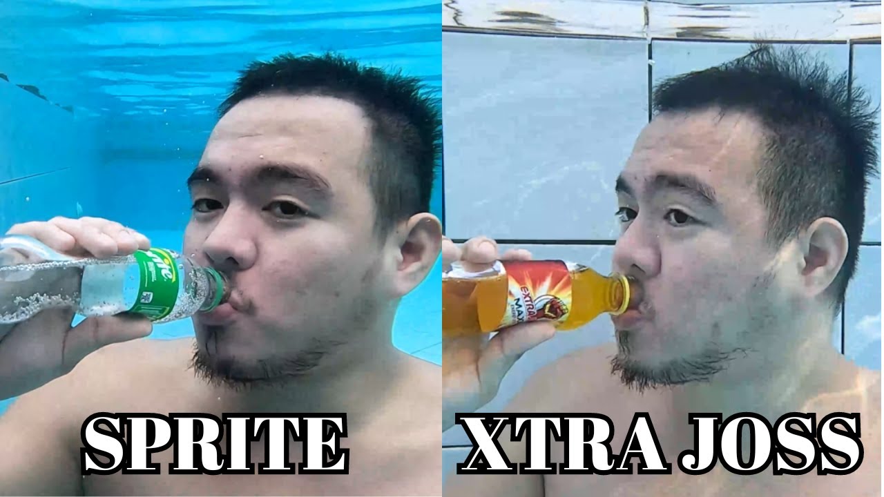 Sprite vs Extra Joss burp underwater - YouTube