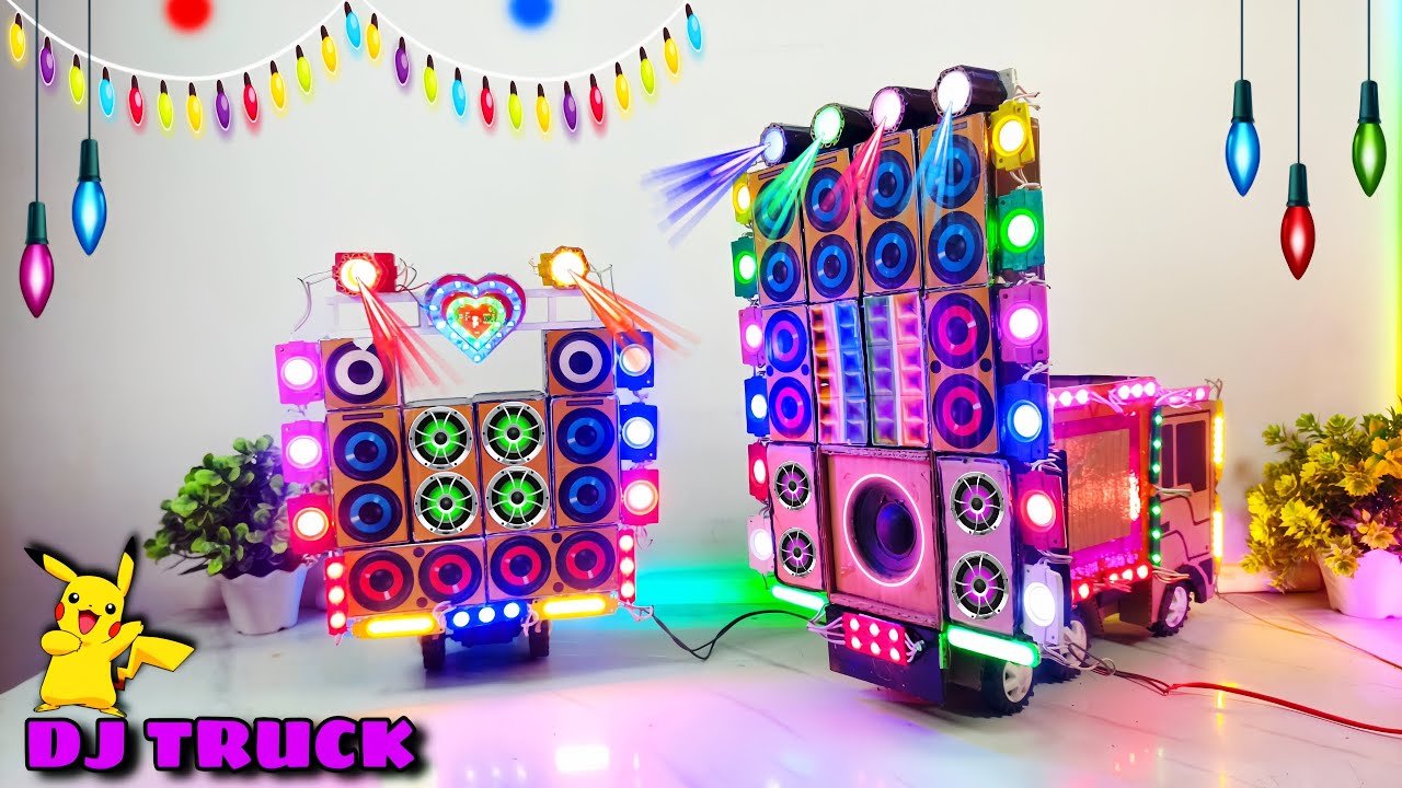 Mini DJ Truck Making at Home | Mini Eicher DJ Gadi Project | How to ...