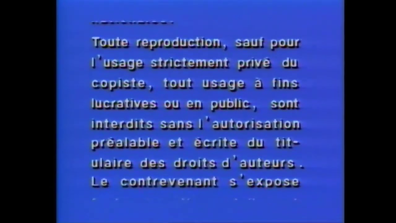 Warner Home Video FBI/Interpol Warning Scroll (1982-present, 60fps ...