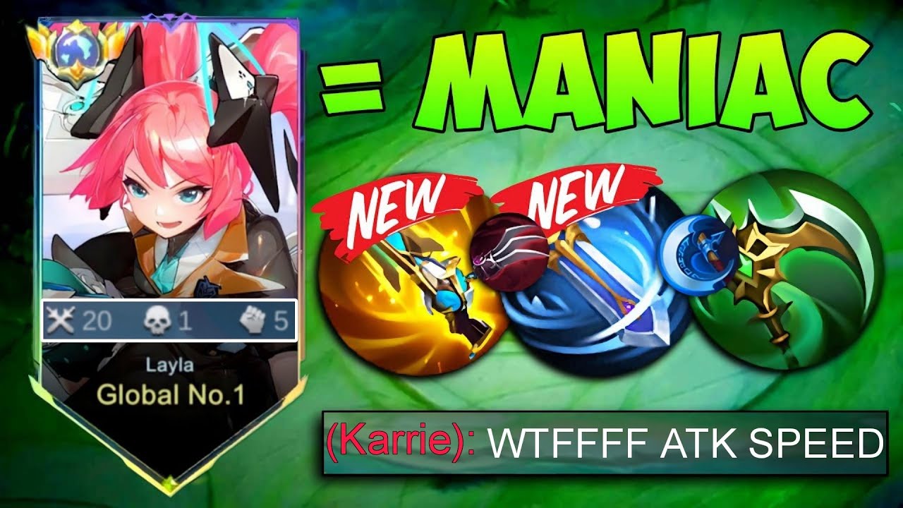 FINALLY‼️ LAYLA NEW ABNORMAL BURST DAMAGE BUILD AND EMBLEM FOR 2025 ...