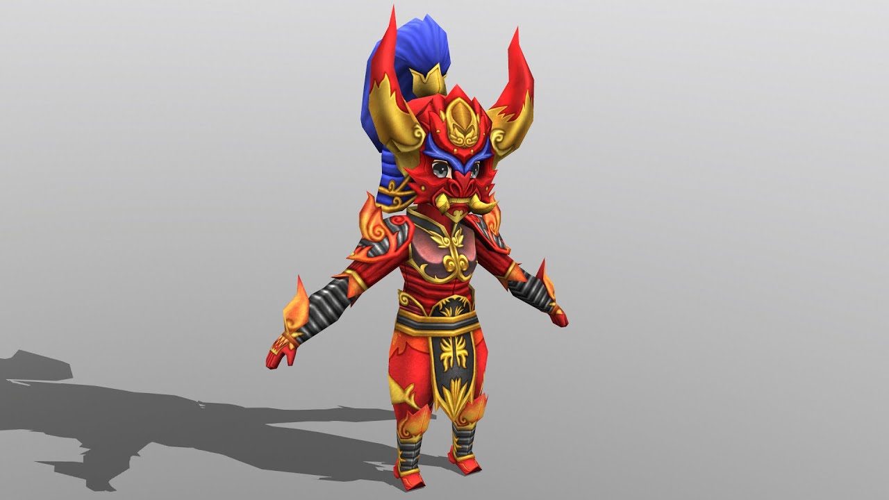 Oni Guardian Female V4 - YouTube