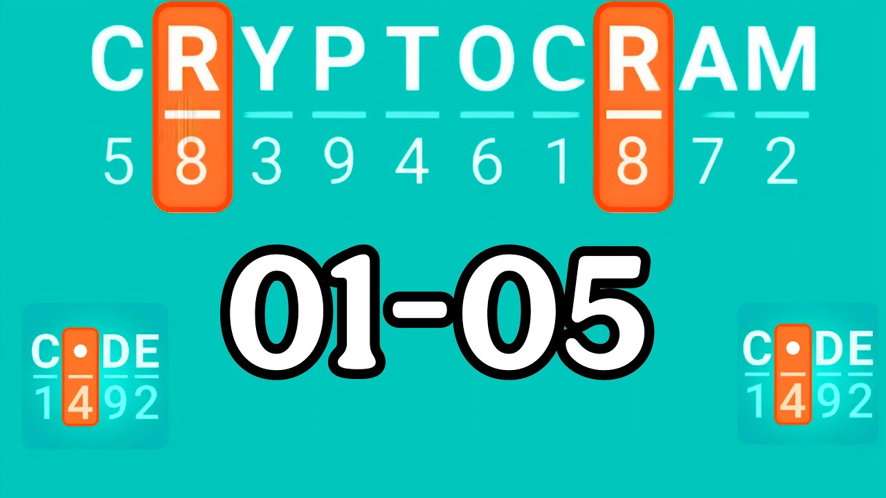 CRYPTOGRAM level 1 2 3 4 5 - YouTube