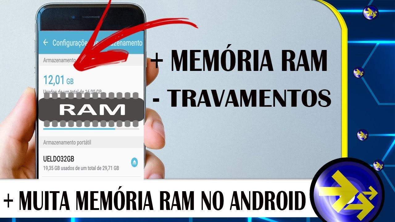 Como TER + MEMÓRIA "RAM" no celular e menos TRAVAMENTOS e LENTIDÃO ...