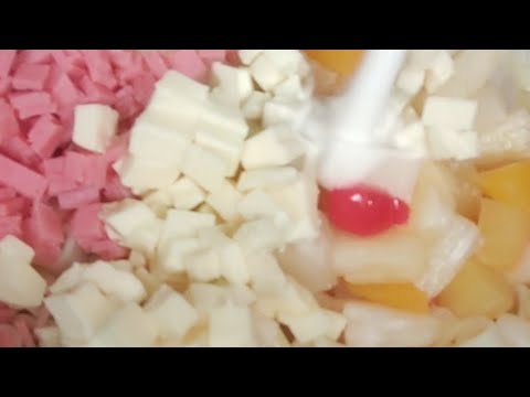 EASY MAC FRUIT SALAD 😋 - YouTube