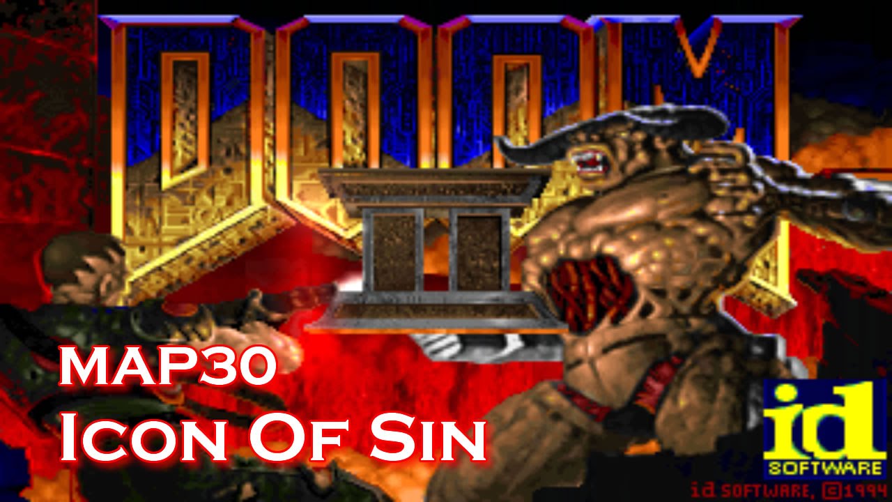 Doom II: Hell On Earth (100%) walkthrough - Map30, Icon Of Sin - YouTube