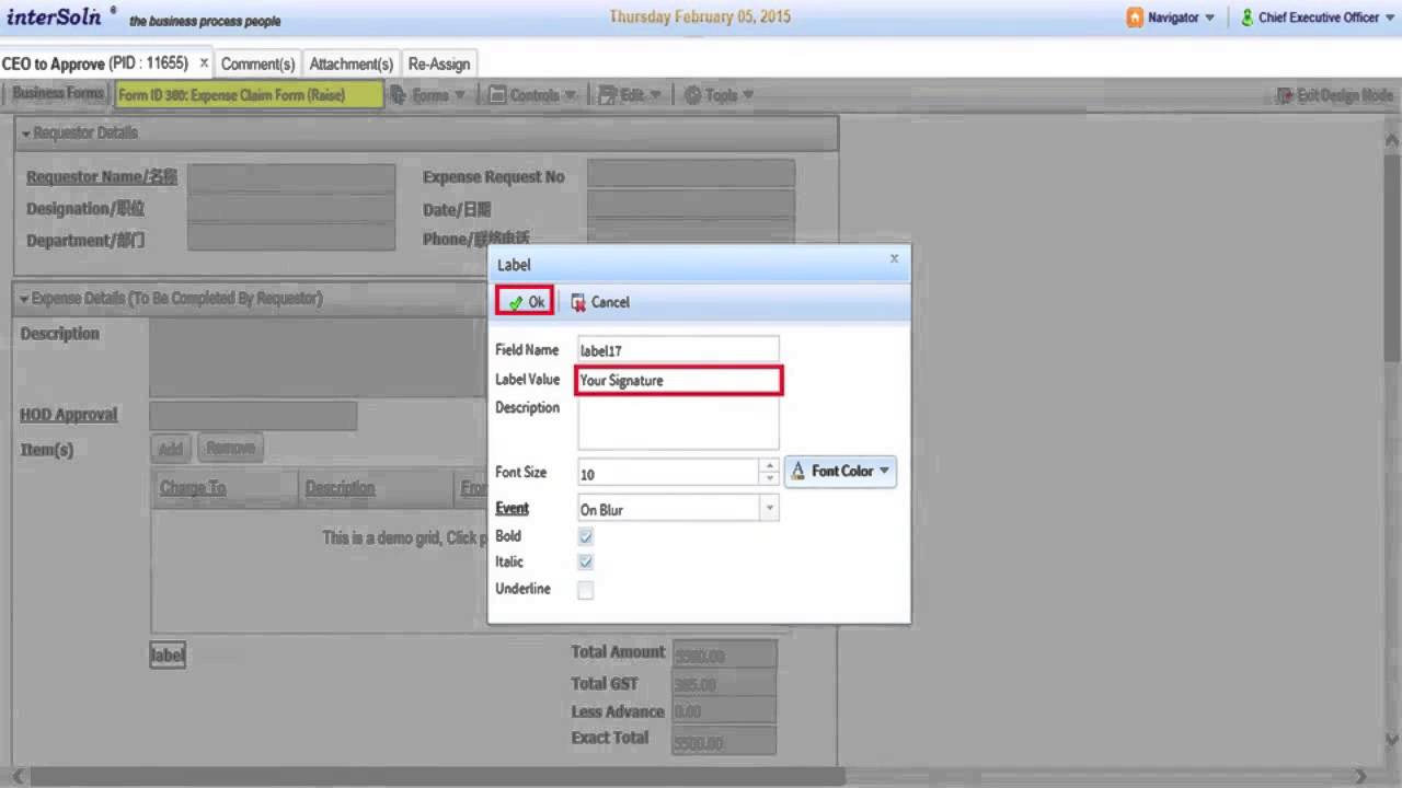 How to embed digital signature into form - YouTube