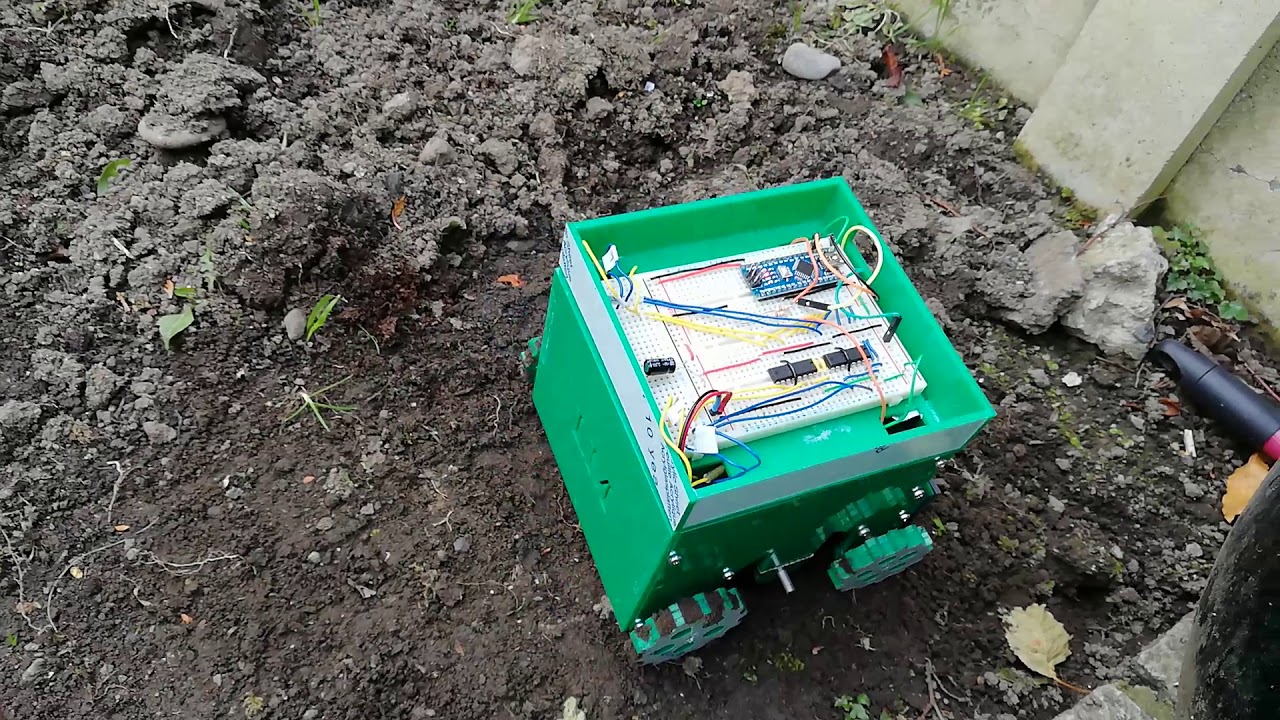 Robotic Rotavator - Test 5 - YouTube