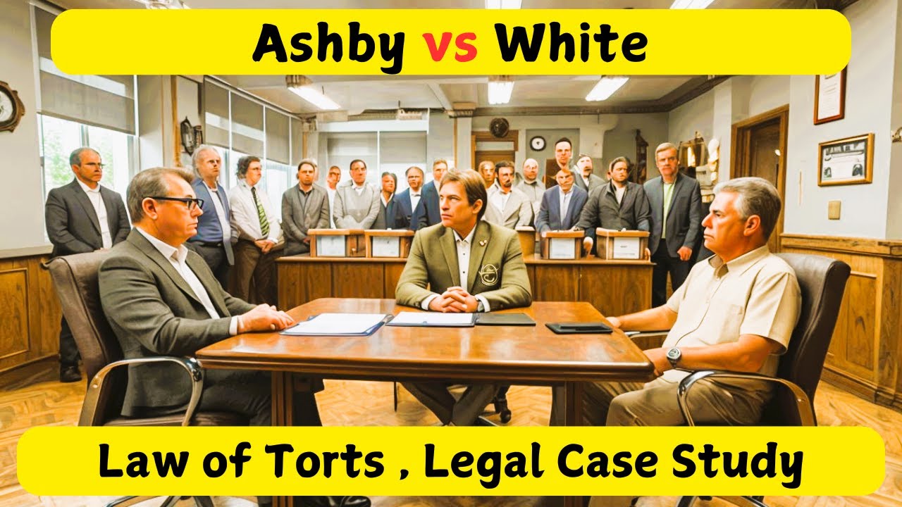 Ashby vs White Case | Law of Torts | LLB | Judiciary | UGC NET | Legal ...