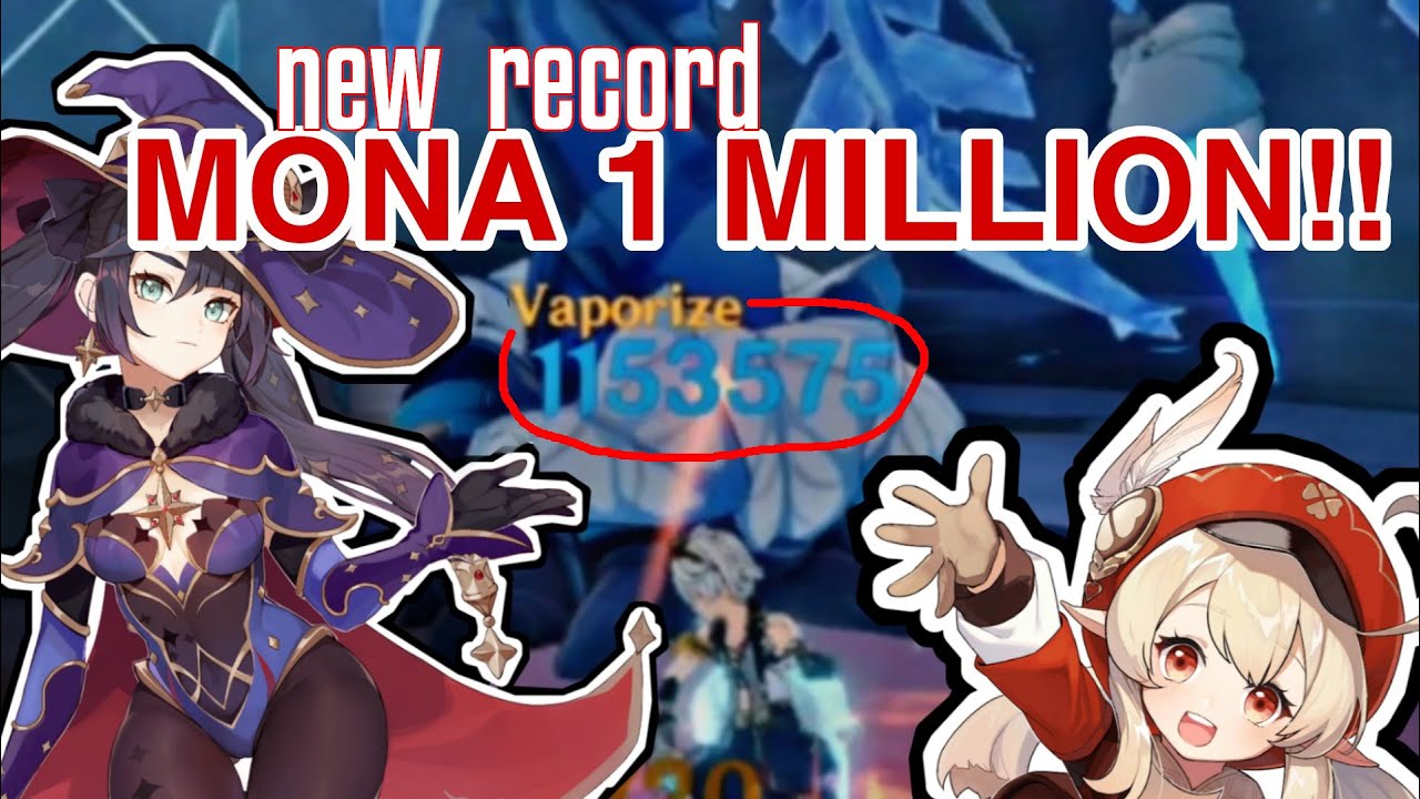 Mona 1 Million 1153K Damage .Mihoyo?? -genshin impact - YouTube