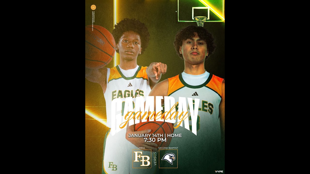 Second Baptist @ FBCA Basketball Highlights - YouTube