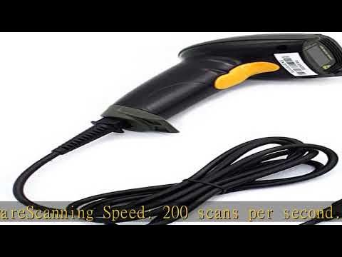 WoneNice USB Laser Barcode Scanner Wired Handheld Bar Code Scanner ...