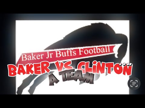 Baker Jr Buffs A Team 🦬 ️ Vs Clinton Jr Tigers A Team 🐅🖤 #football # ...