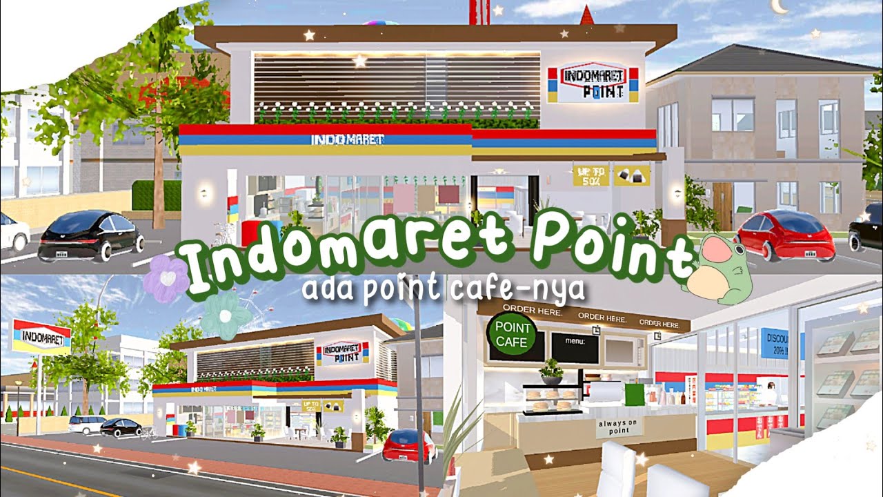 [Bagi-Bagi Id] Indomaret Point+Cafe🏪 Sakura School Simulator - YouTube