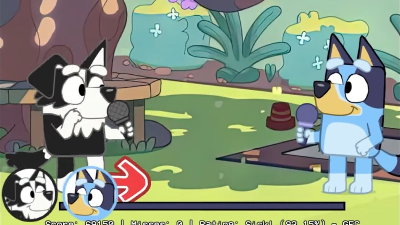 Megalovania reference in fnf bluey - YouTube