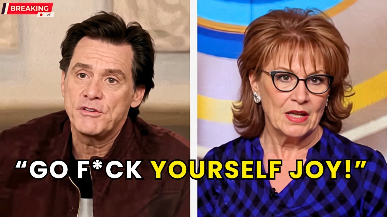 Jim Carrey Walks Off LIVE TV After Joy Behar Crosses the Line — You Won’t Believe What She Said ...