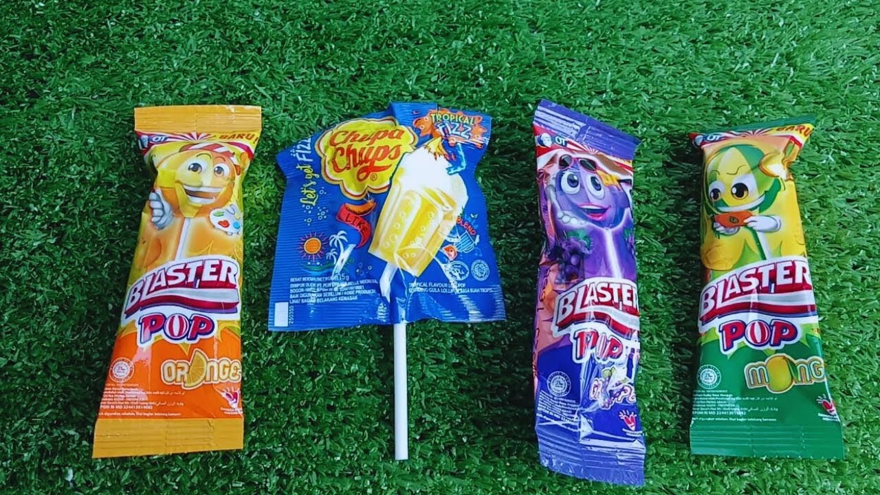 ASMR Video | Unpacking Lollipop | Blaster Lollipops | Satisfying Video ...