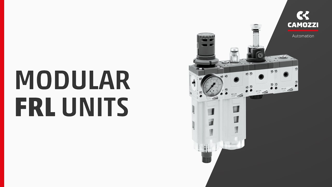 Modular FRL Units | Series MD | Camozzi UK - YouTube