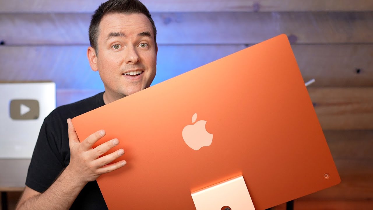 Apple Laptop Orange