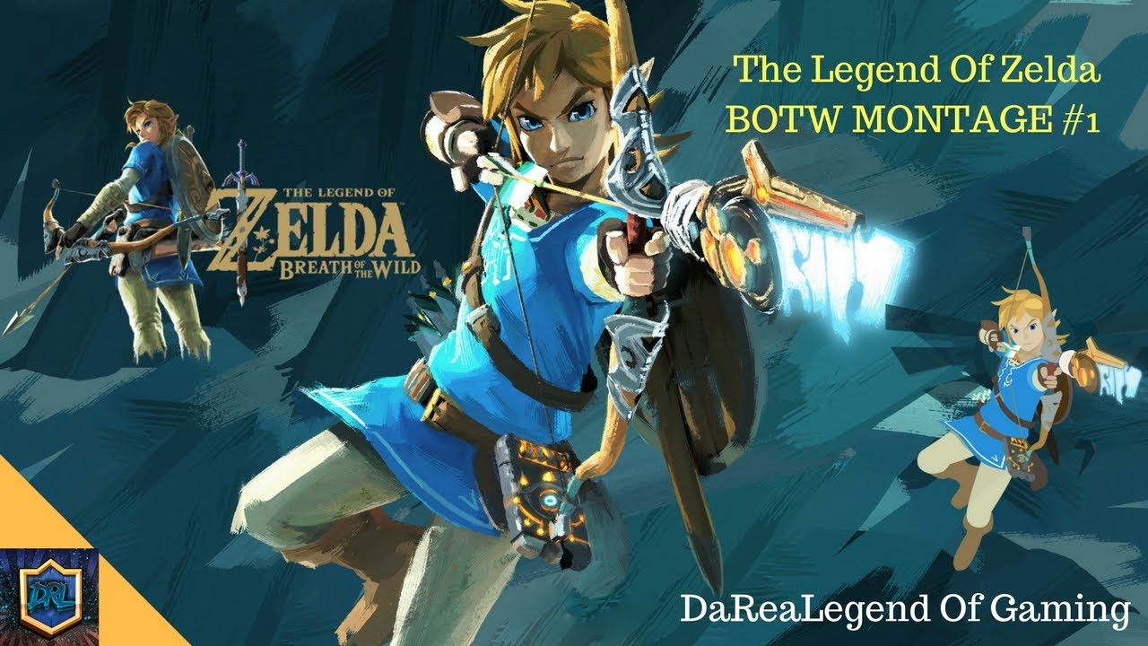 Zelda Breath Of The Wild Gameplay MONTAGE # 1 | Trial Runs | 1080P ...