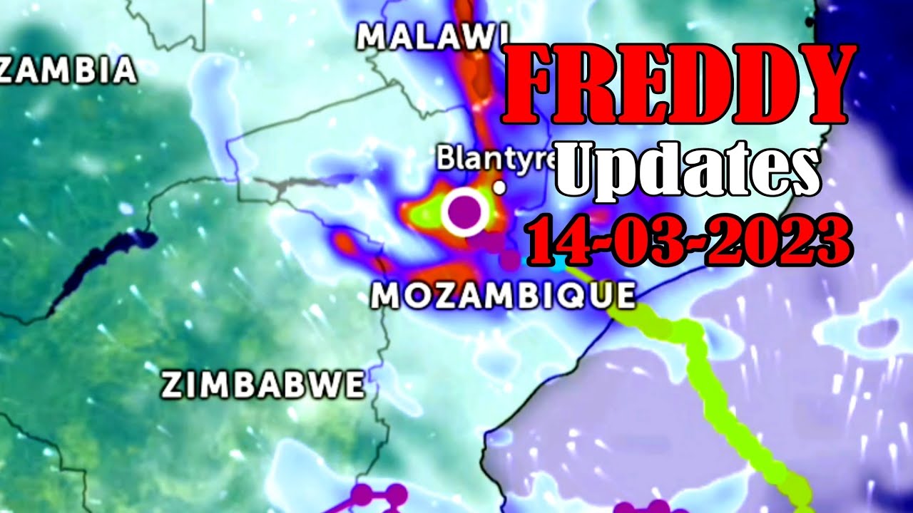 Cyclone FREDDY Updates | 14-03-2023 | Mozambique weather Live | weather ...