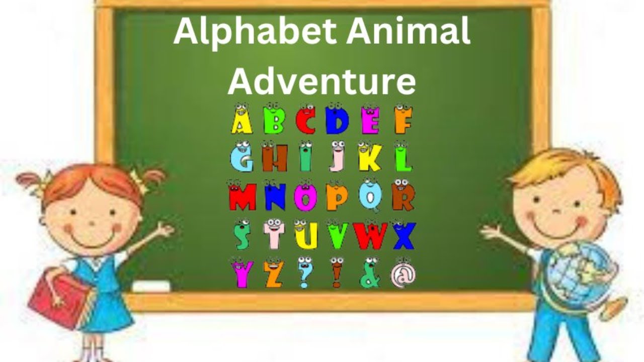 Kids Alphabet Learning with Animals Adventure (Part 1: A-H) - YouTube