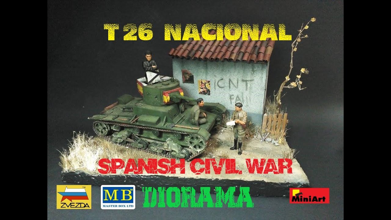 Diorama T 26 Captured - Spanish Civil War - Zvezda T26 & MIniArt ...
