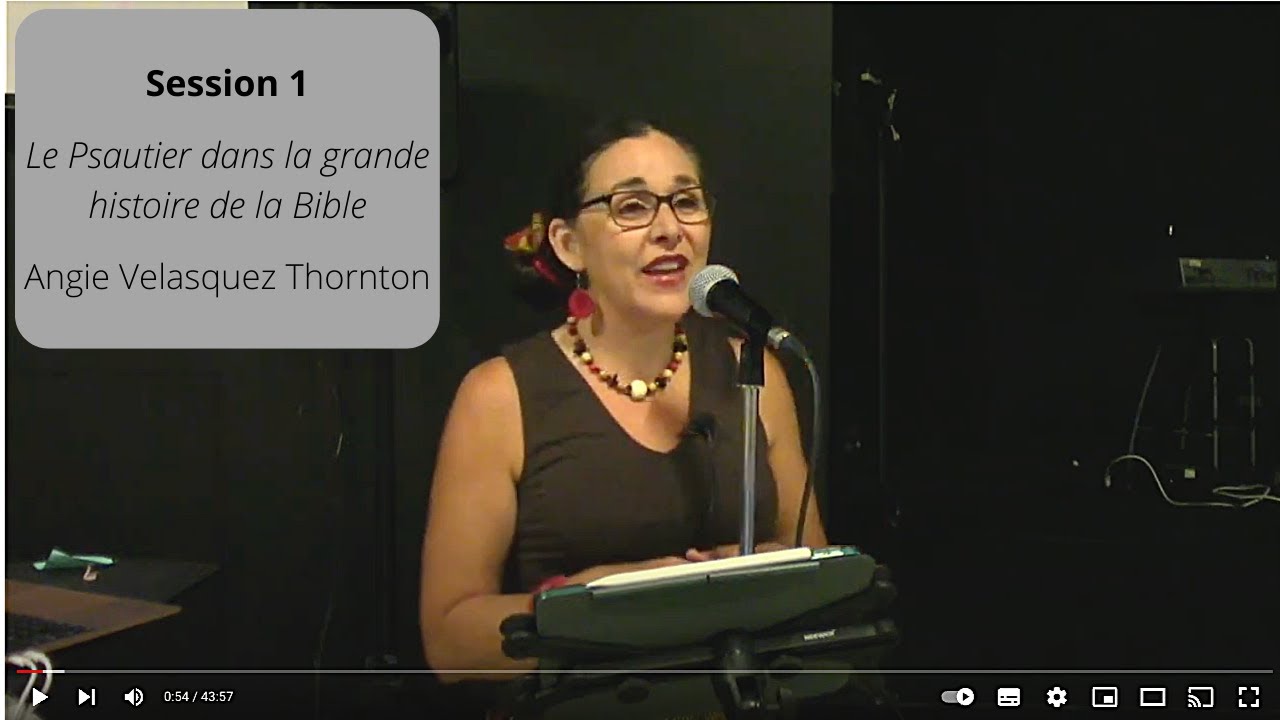 Session 1: Le Psautier dans la grande histoire de la Bible (Angie ...