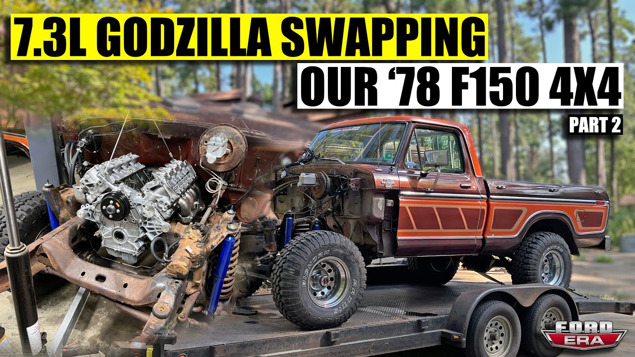 Godzilla Swapping Snickers our 1978 F150 - Part 2 | Ford Era - YouTube