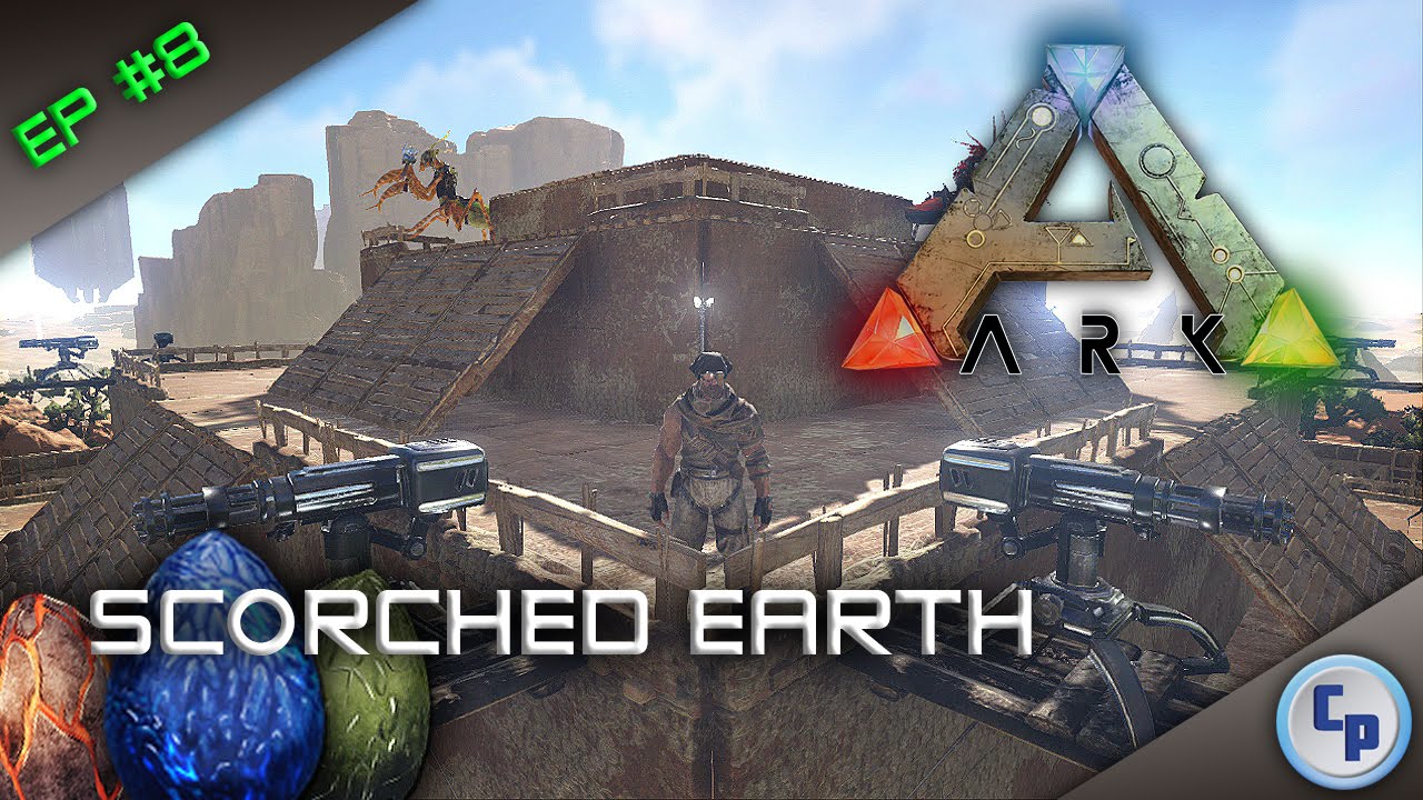 BASE TURRETS...CHECK!- Scorched Earth Server Gameplay - YouTube