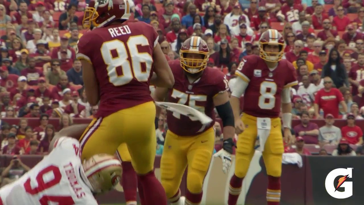 Redskins In :60 - Washington Excited For A Healthy Jordan Reed - YouTube