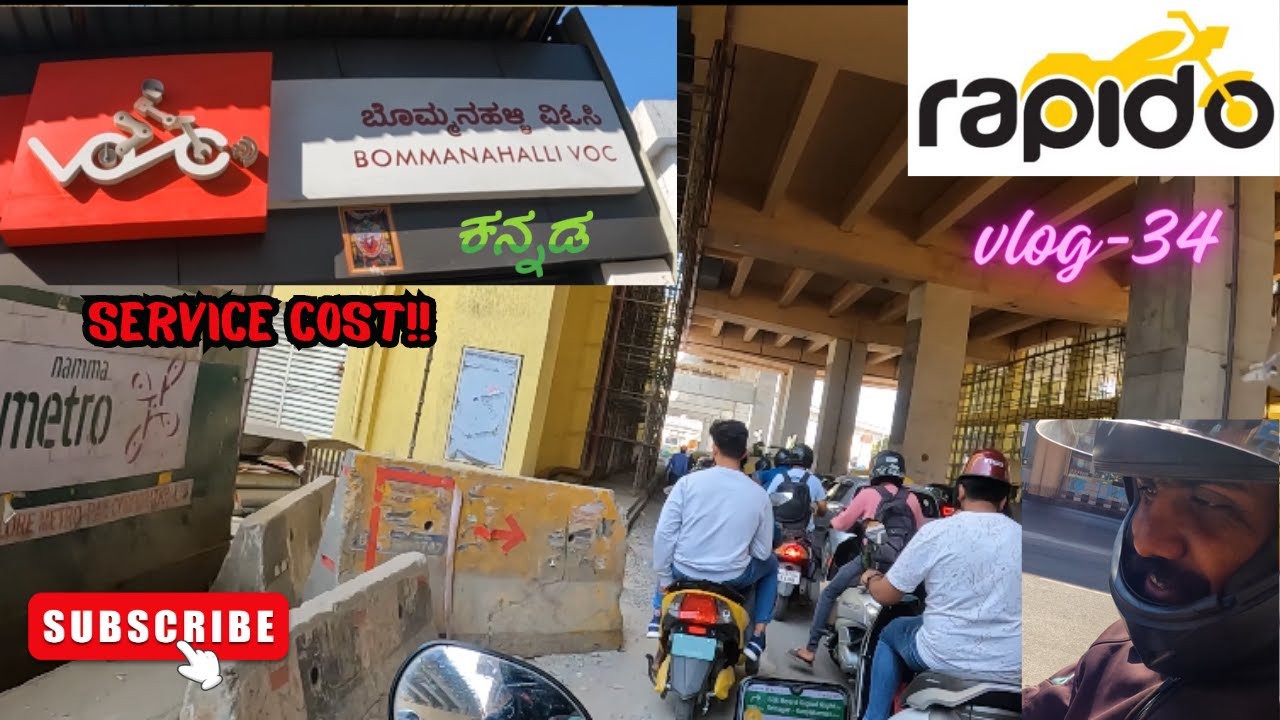 voc bommanahalli | bike service | rapido ride - YouTube
