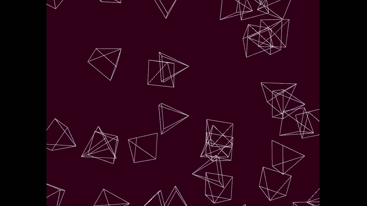 Visuals with Processing (40 Triangles) - YouTube