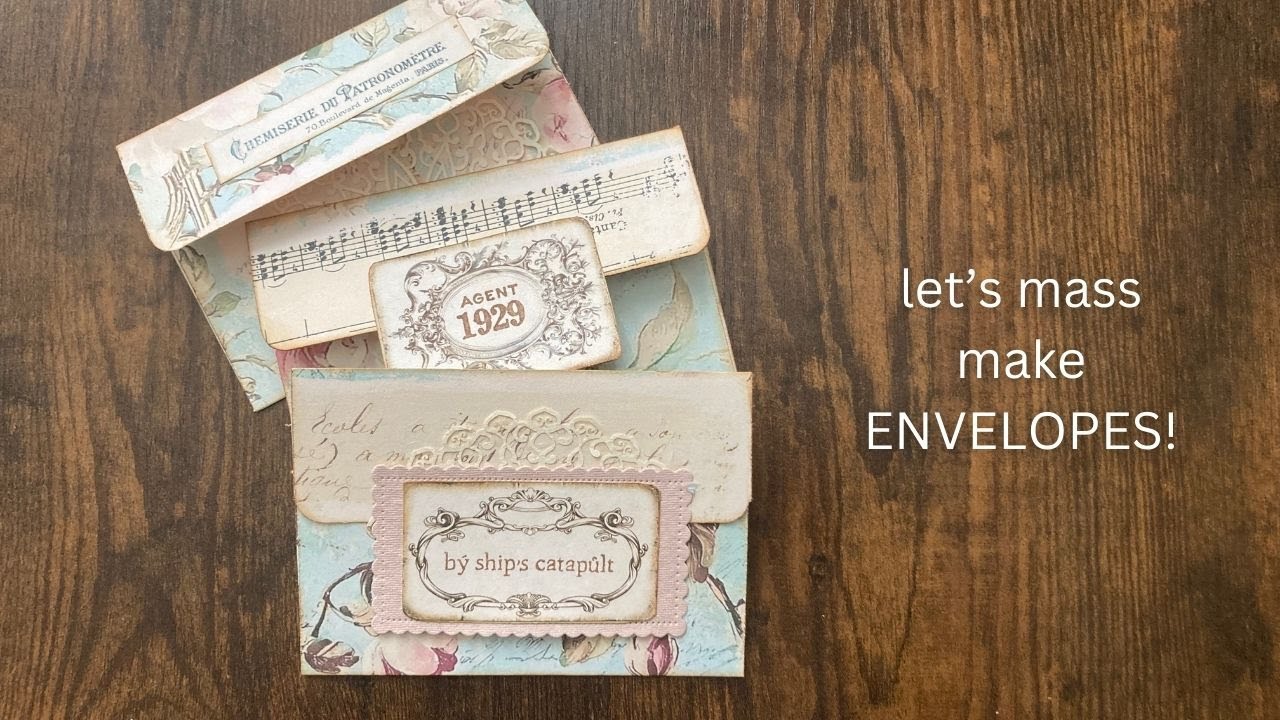 Make Your Own Nice Envelopes from Any Printed Paper 8.25 x 10.5 ...