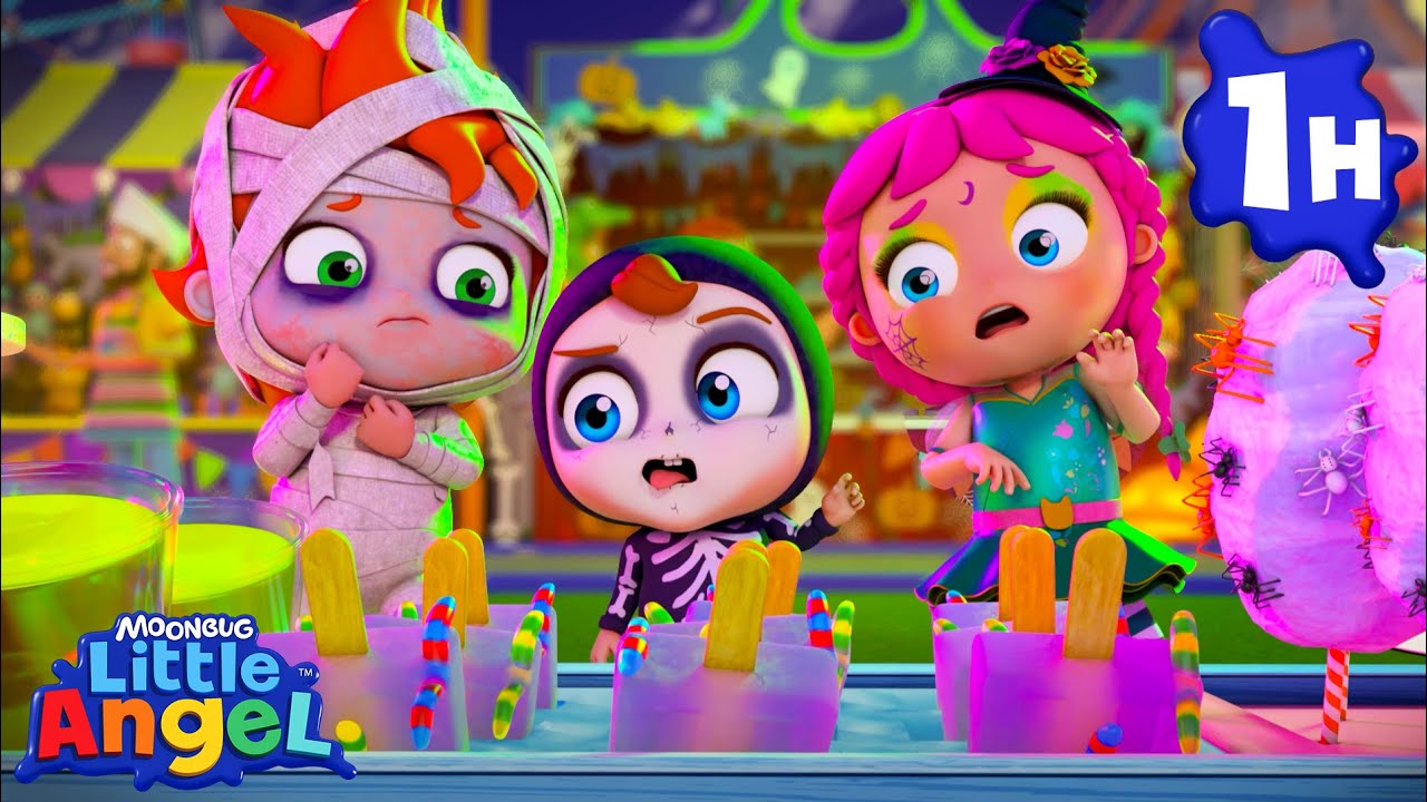 Halloween Carnival 🎃👻 | Little Angel | Nursery Rhymes - YouTube