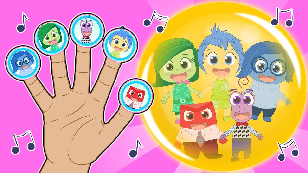FINGER FAMILY SONG 😡🎵😂 Dance with the Emotions Family - YouTube